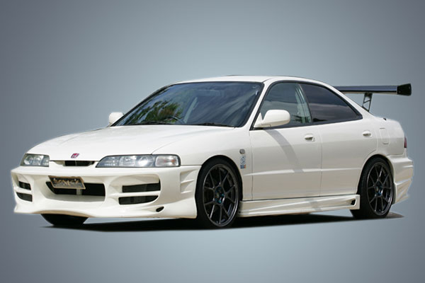 【安心の定価販売】 BOMEX DC2・DB8 ｲﾝﾃｸﾞﾗ 前期 フロントバンパースポイラー ビックマウス 塗装済み:【新色登場】